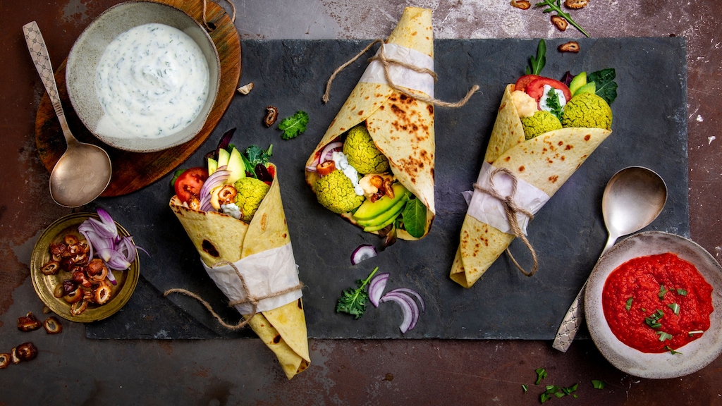 Orientalischer Falafel Wrap Rezept Edeka