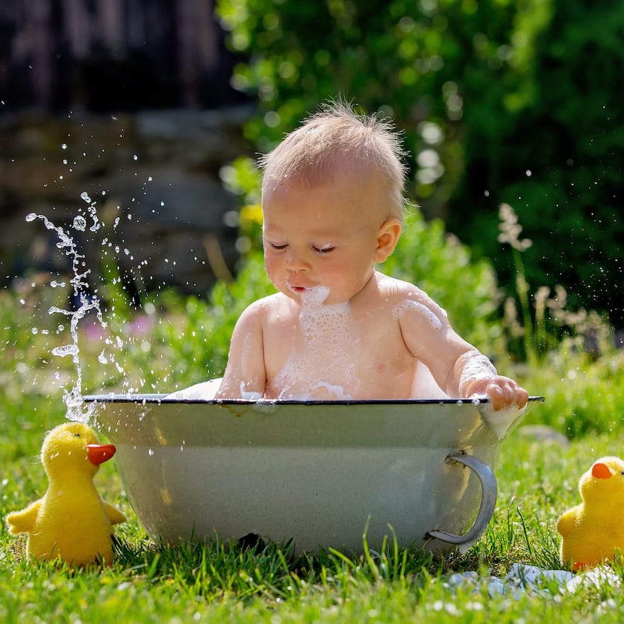 Baby baden: eine Schritt-für-Schritt-Anleitung | EDEKA