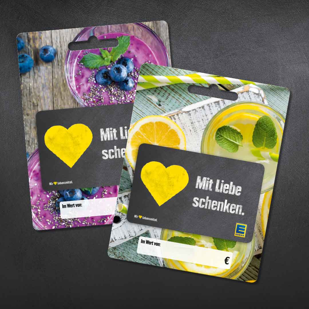Gutscheinkarte – frische Produkte verschenken | EDEKA