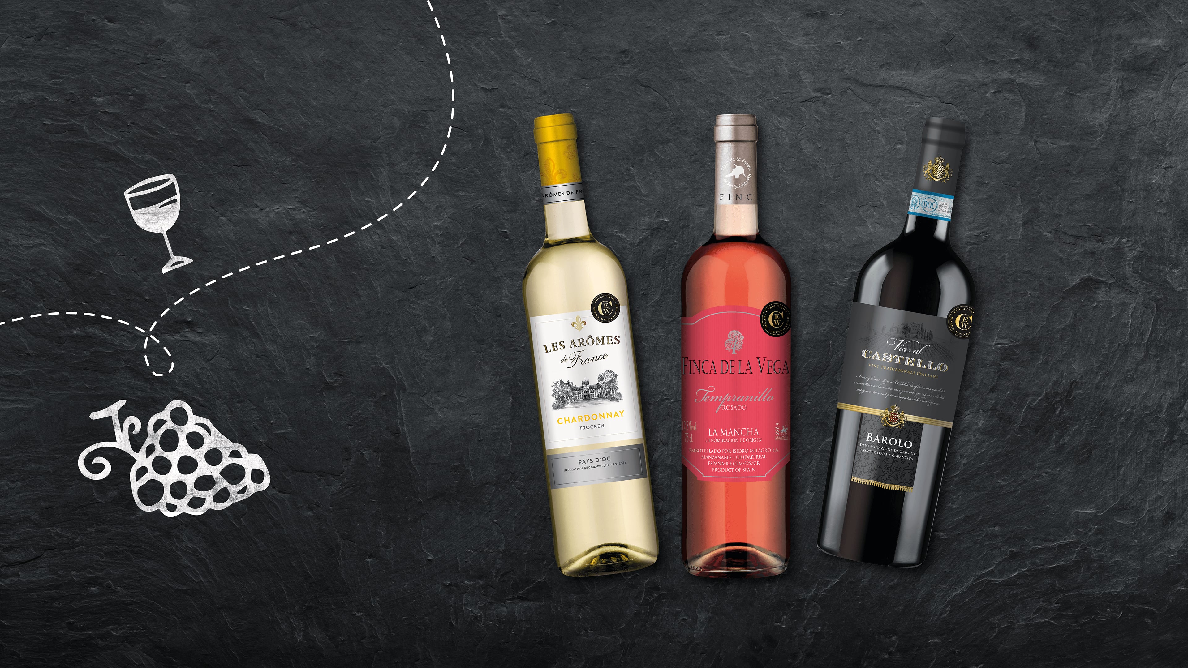 Das EDEKA-Weinsortiment