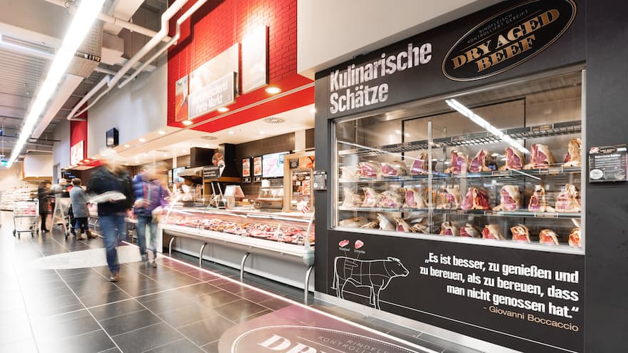 Dry Aged Beef im EDEKA Center Hawig in Porta Westfalica