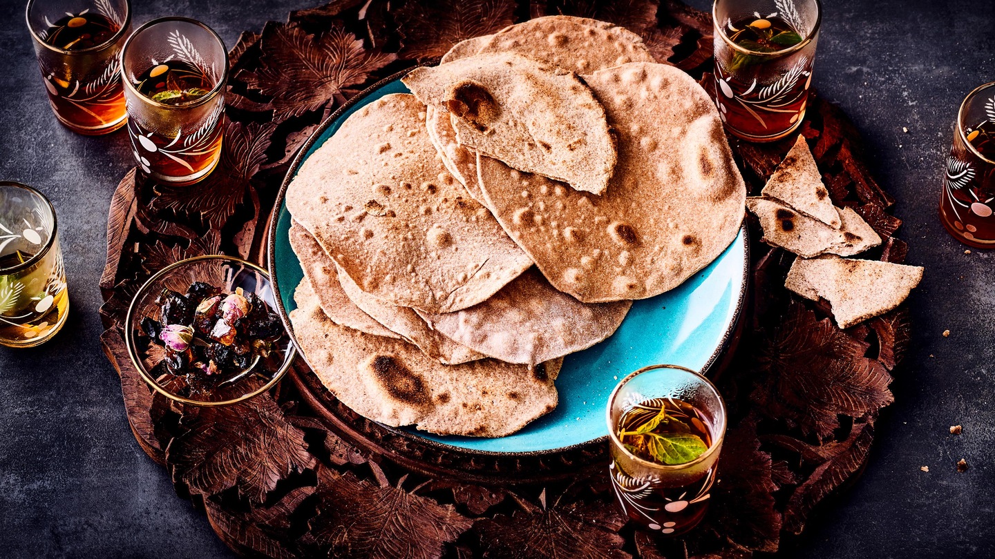 Indisches Fladenbrot Chapati