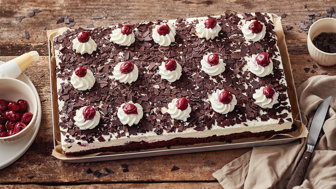 Schnelle Schwarzwlder Kirschtorte Vom Blech